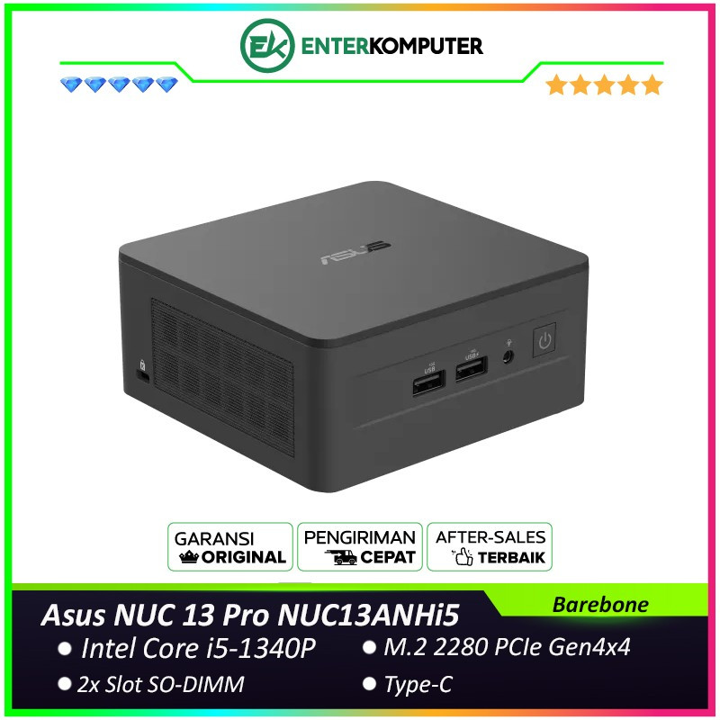 Jual Asus NUC 13 Pro NUC13ANHi5 (Barebone) | Shopee Indonesia