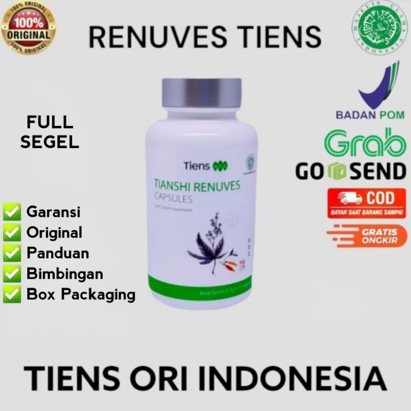 Jual TIENS RENUVES CAPSULES Suplemen Mata Minus Silinder Dan Nutrisi ...