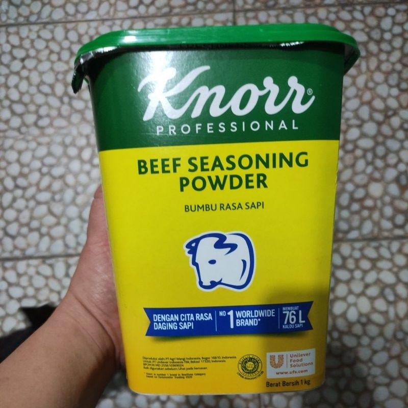 Jual KNORR BEEF SEASONING POWDER/ BUMBU RASA SAPI 1KG | Shopee Indonesia