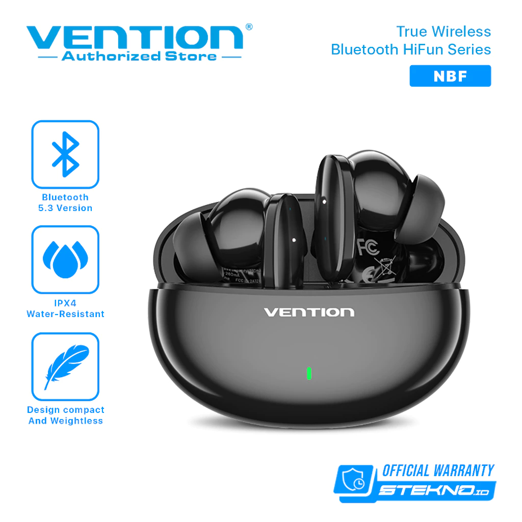 Jual Vention V-BUDS Wireless Headset Bluetooth TWS Earbuds Waterproof ...