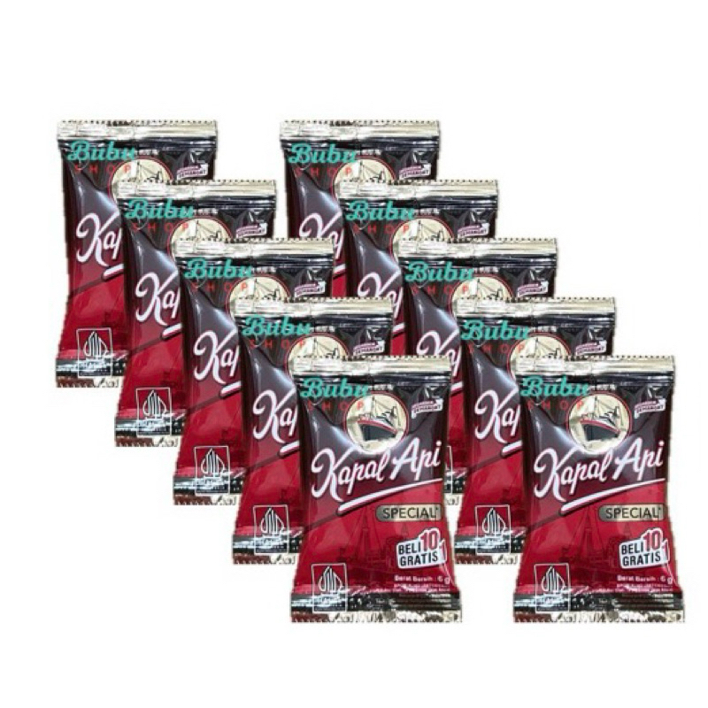 Jual kopi Kapal Api BUBUK MINI 1 renceng (10 sachet) | Shopee Indonesia