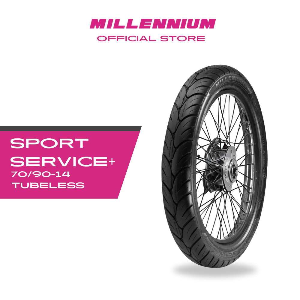 Jual Millennium Tire Ban Motor Sport Service Plus 70-90 R14 | Shopee ...