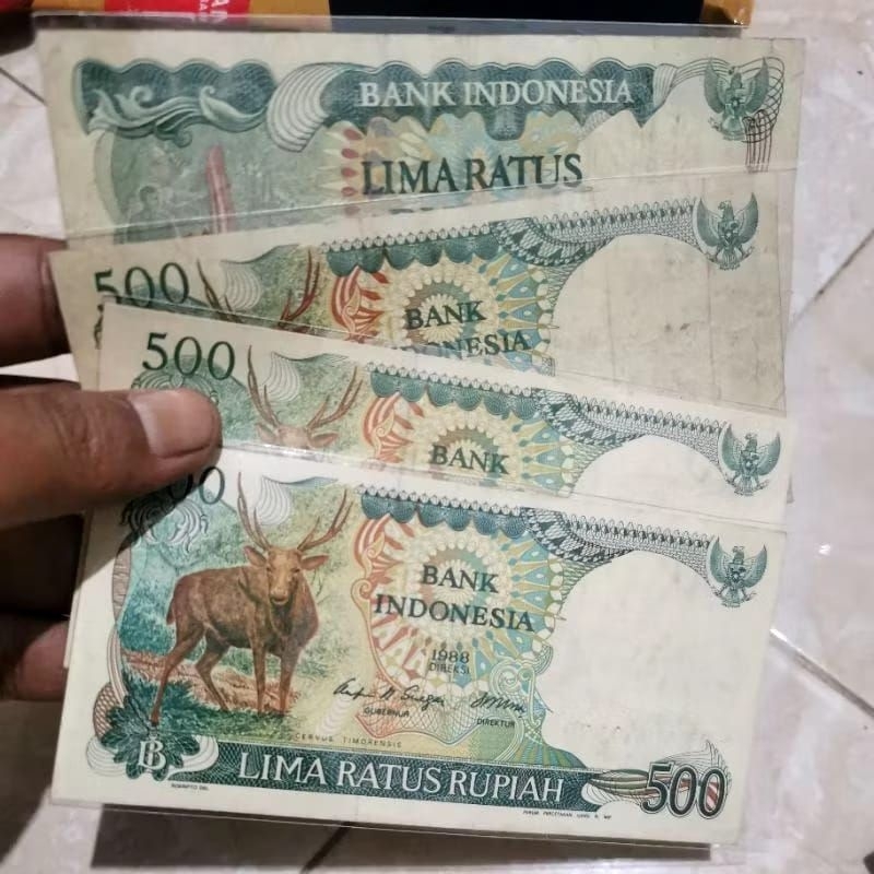 Jual kertas kuno 500 rupiah kijang rusa asli sesuai foto bekas | Shopee ...