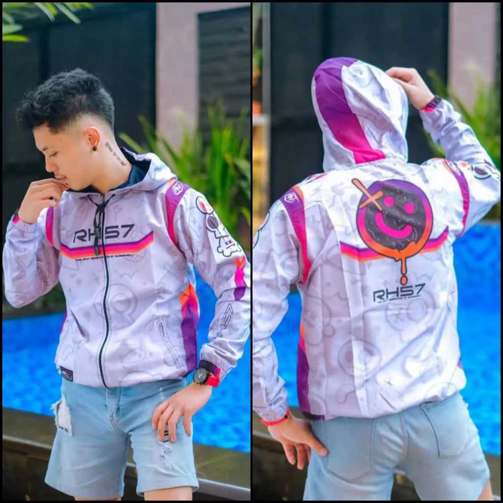 Jual Jaket Racing RH57 Smile Jaket Racing Hell Pria Wanita | Shopee Indonesia