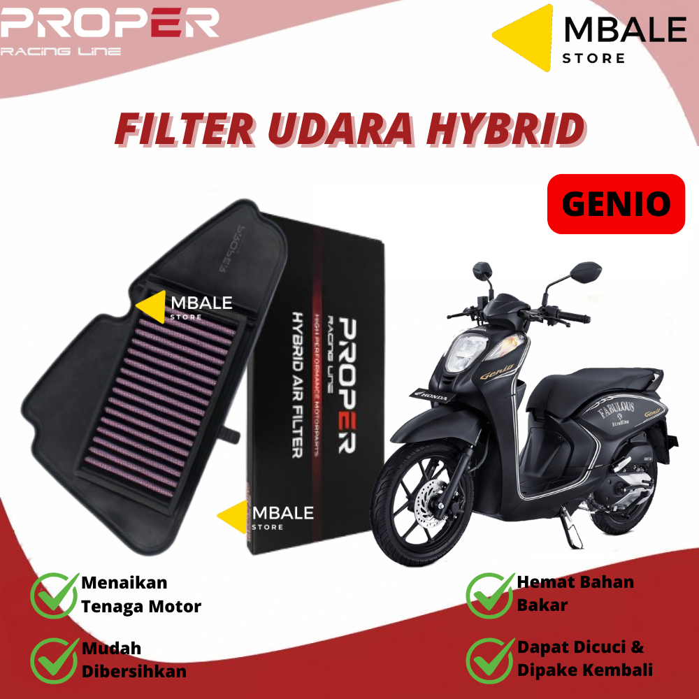 Jual Filter Udara Proper Honda Genio Original Hybrid Air Filter Proper ...