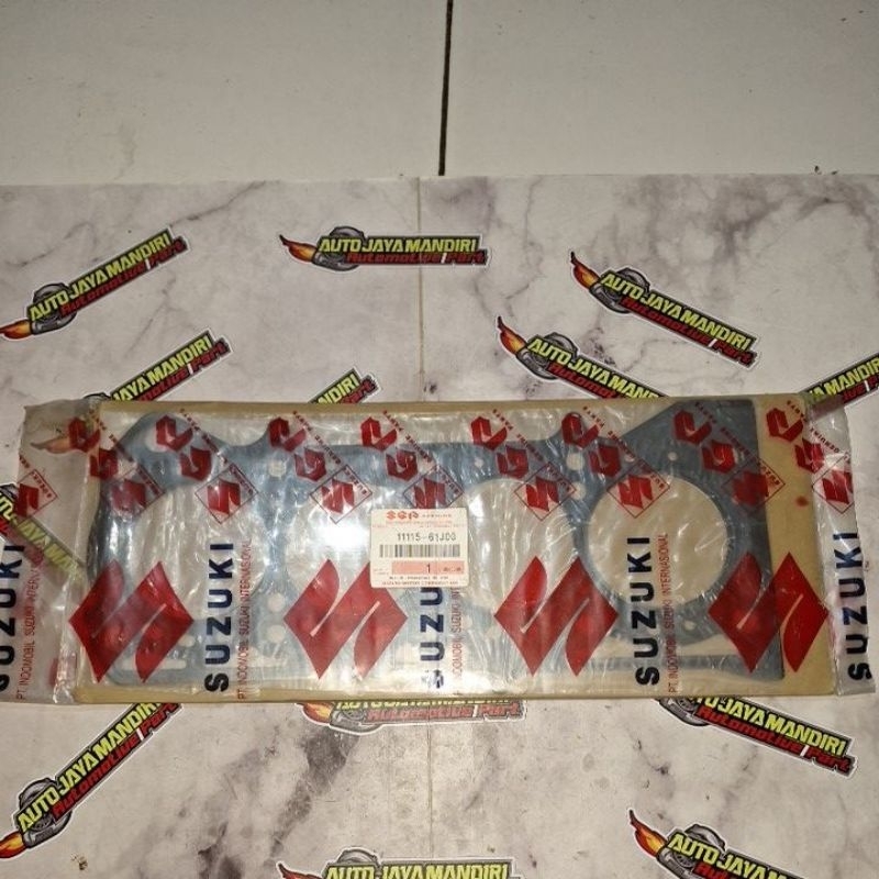 Jual Paking packing only head deksel kop Suzuki Apv Futura injeksi Baleno Plat/Besi Original SGP ...