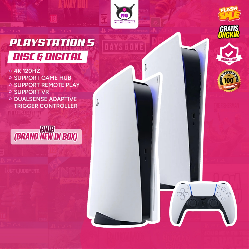Jual PS5 PS 5 FAT Digital Disk Second Sony Game Garansi Toko | Shopee ...