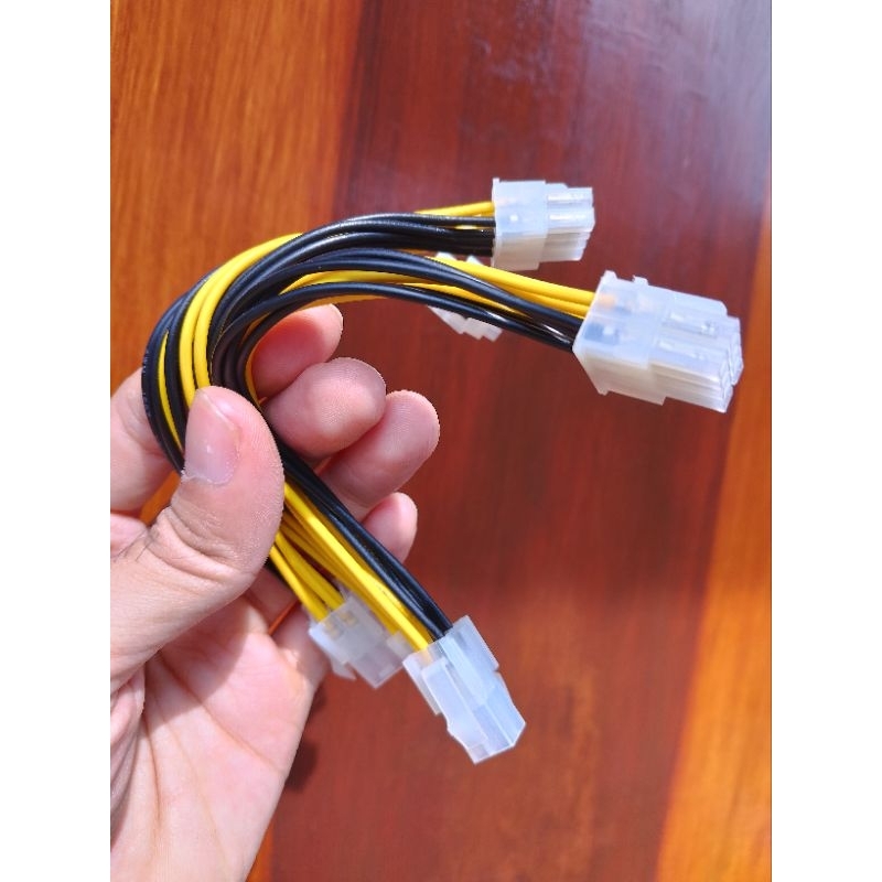 Jual converter 4pin to 2x4pin mobo untuk psu standar 4pin ke mobo 8pin ...