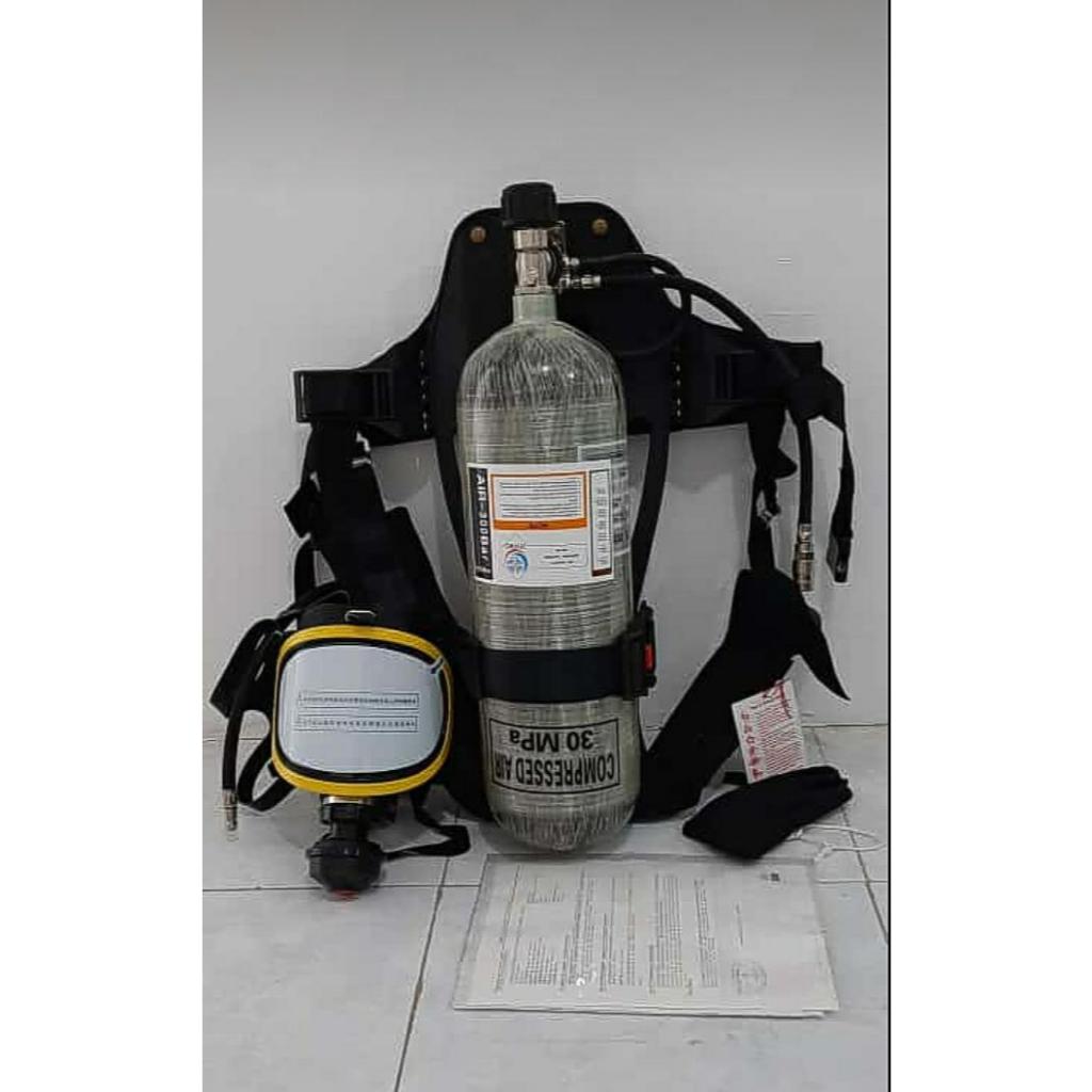 Jual SCBA Breathing Apparatus Composite 6,8L HYPRO Original / SCBA tabung karbon bantu ...