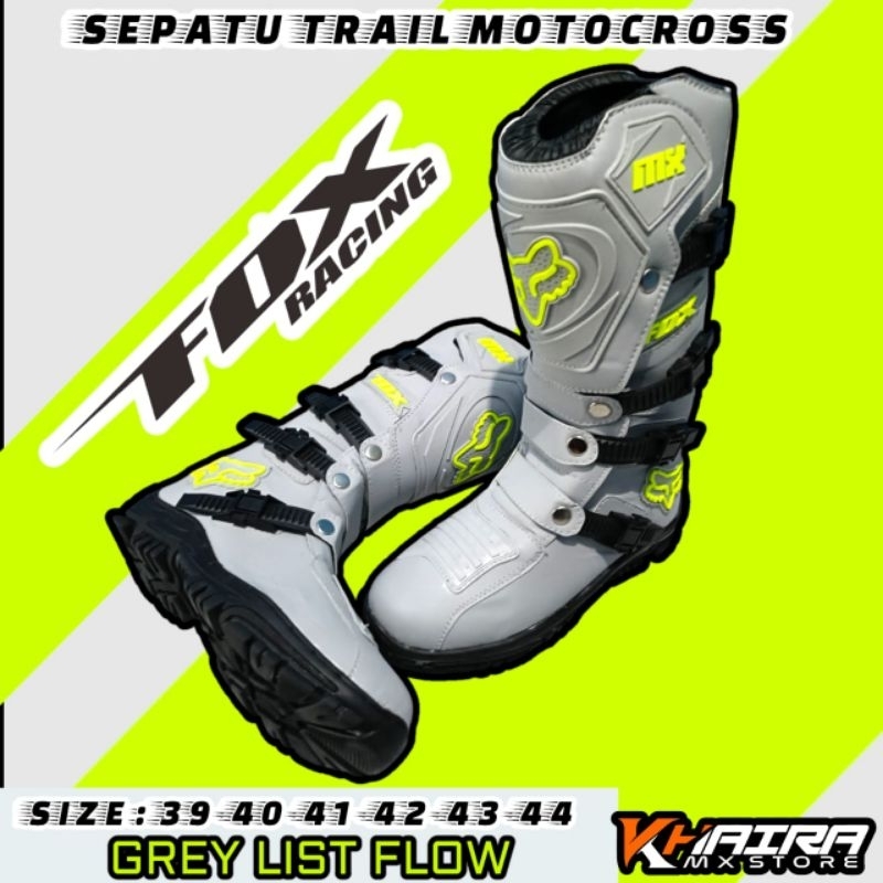 Jual Sepatu Motocross MX Sepatu Trail Sepatu Trabas Terbaru Abu ...