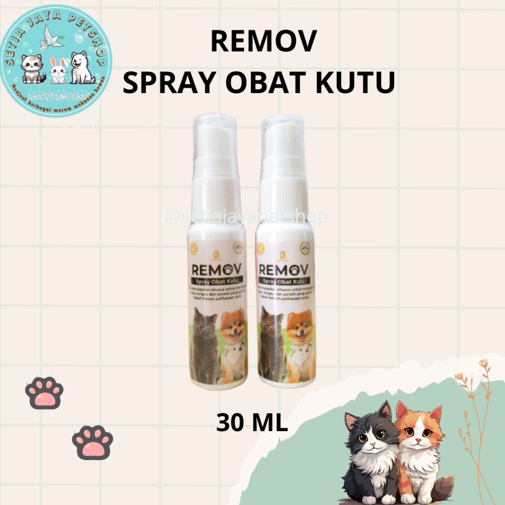 Jual REMOV SPRAY OBAT KUTU (30ML) | Shopee Indonesia