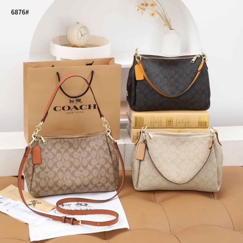 Jual 6876 Shoulder Bag in Signature Canvas | Shopee Indonesia