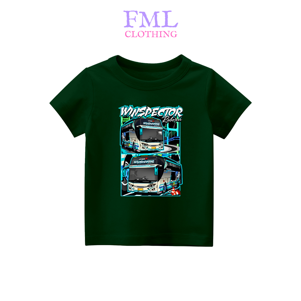 Jual Baju Kaos Anak Laki Laki - Gambar Winspector Basuri Untuk(Usia 2-10 Tahun)Bahan Katun PE ...