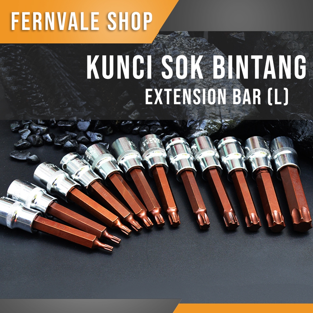 Jual Mata Kunci Shock Bintang 1/2" T20,T25,T27,T30,T35,T40,T45,T50,T52 ...