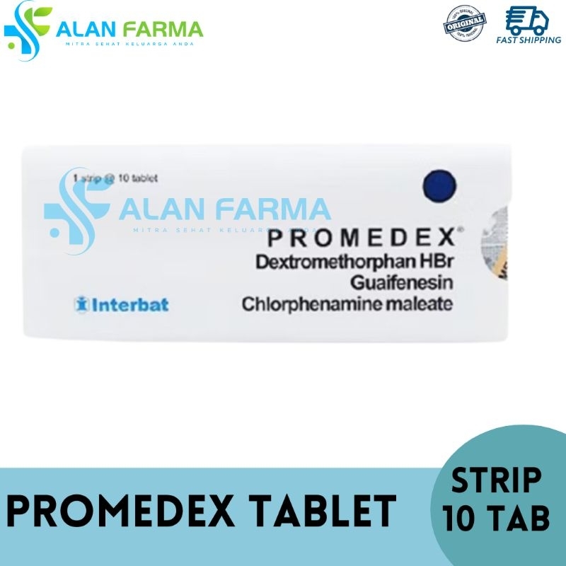 Jual Promedex Tablet Strip isi 10 Tablet | Obat Batuk Alergi | Shopee ...