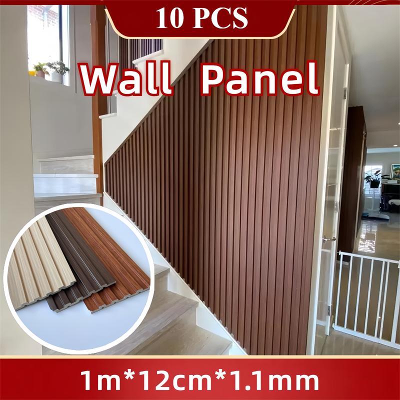 Jual 10 PCS Wood Panel WPC / WPC Aestetic Dinding Motif Kayu/ 3d Wall ...