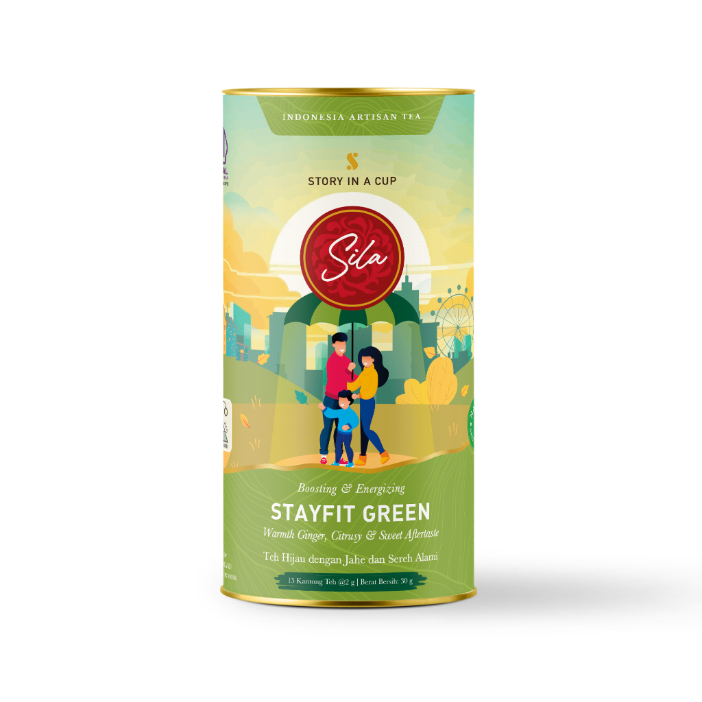 Jual Sila Artisan Tea | Stayfit Green | Canister | Teh Premium | Green ...