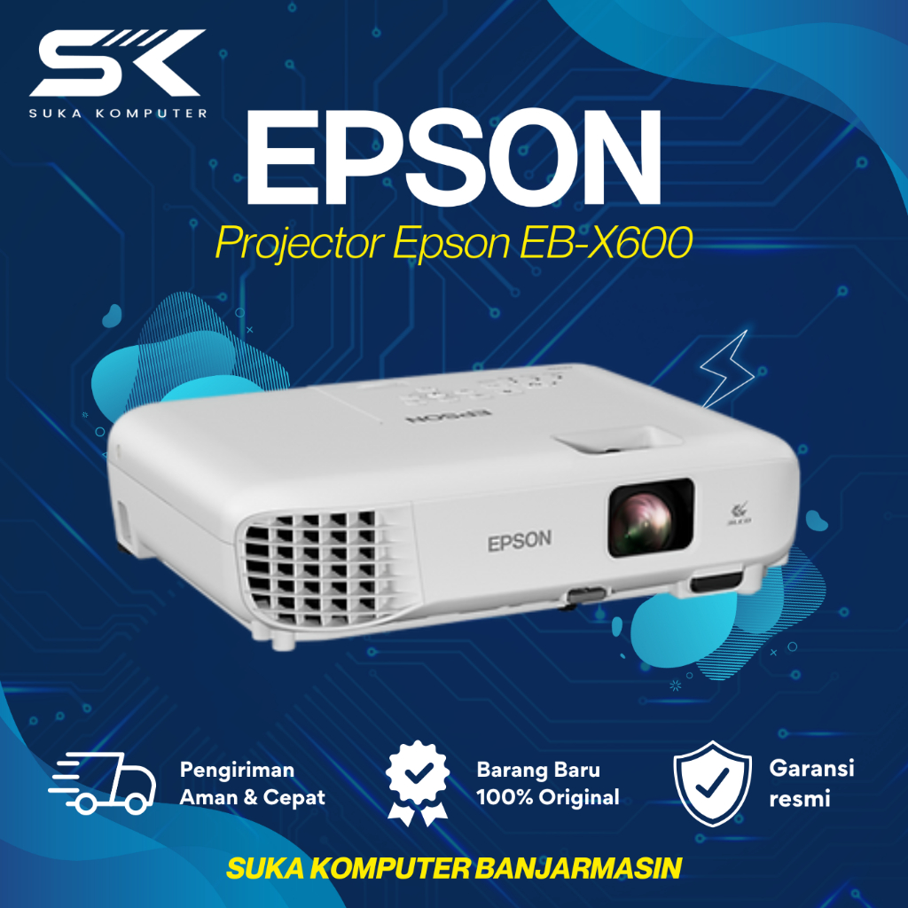 Jual EPSON Projector EB-X600 XGA 3LD 3600 Lumens Proyektor | Shopee Indonesia