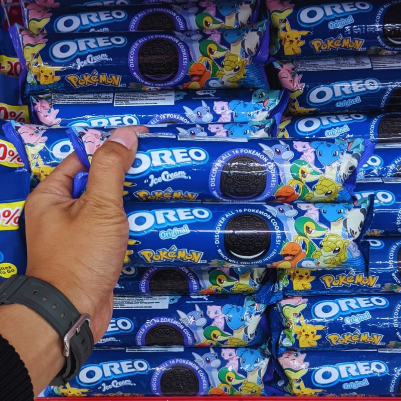 Jual Oreo pokemon 119Gr rasa ice cream B.berry & original vanilla ...
