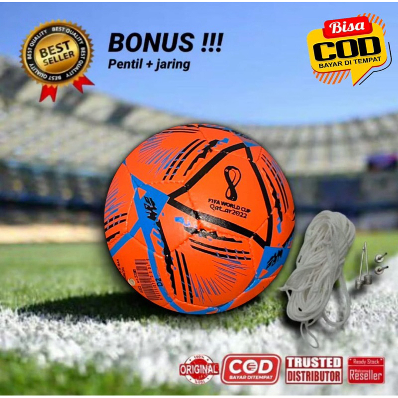 Jual Bola Sepak Size 4 Bahan Tebal / Bola Kaki Baha Pu Mpuk Bonus ...