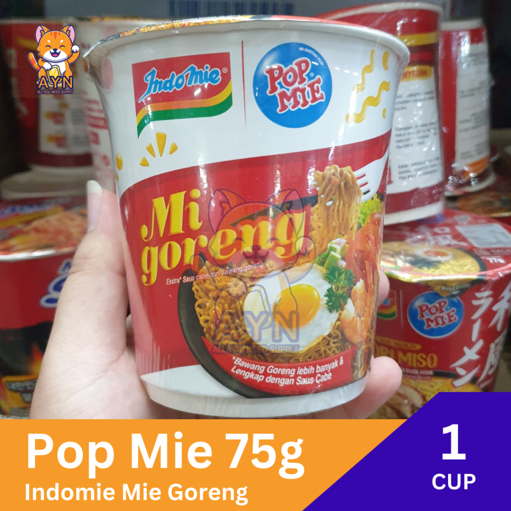 Jual Pop Mie x Indomie Mie Goreng Cup Instan | Shopee Indonesia