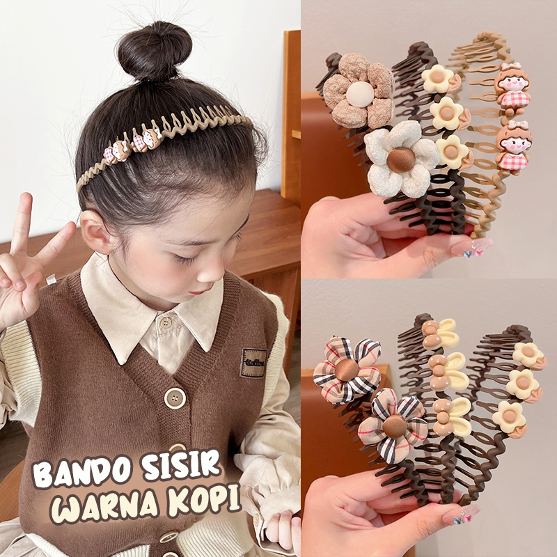 Jual ROVEDCITY Bando Anak Perempuan/Bando dengan Sisir/Bando Anti Selip ...