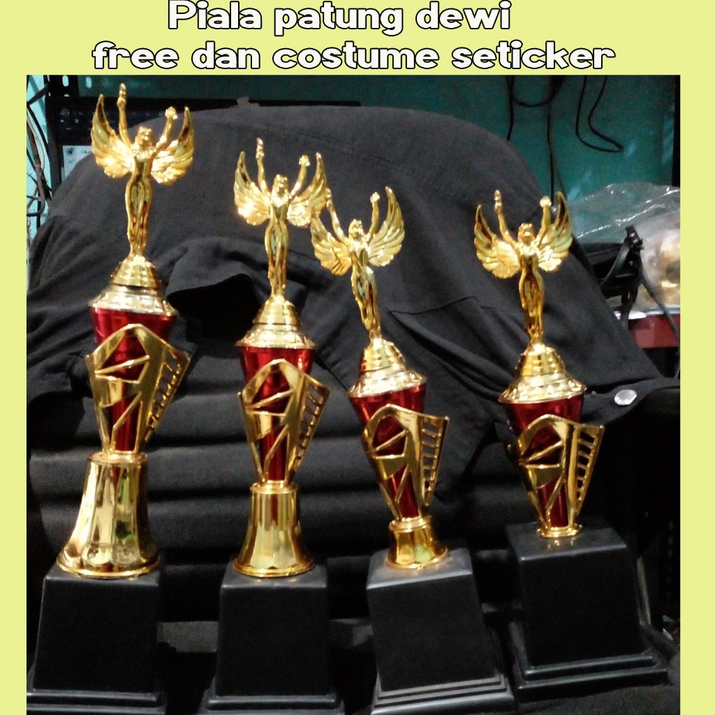 Jual Piala Lomba Juara 1 2 3 4 (PATUNG DEWI BODY MERAH RASER) "costum ...