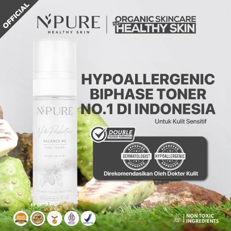 Jual NPURE - Npure - npure - NPURE Balance Me Fine Toner (80ml) - Toner ...