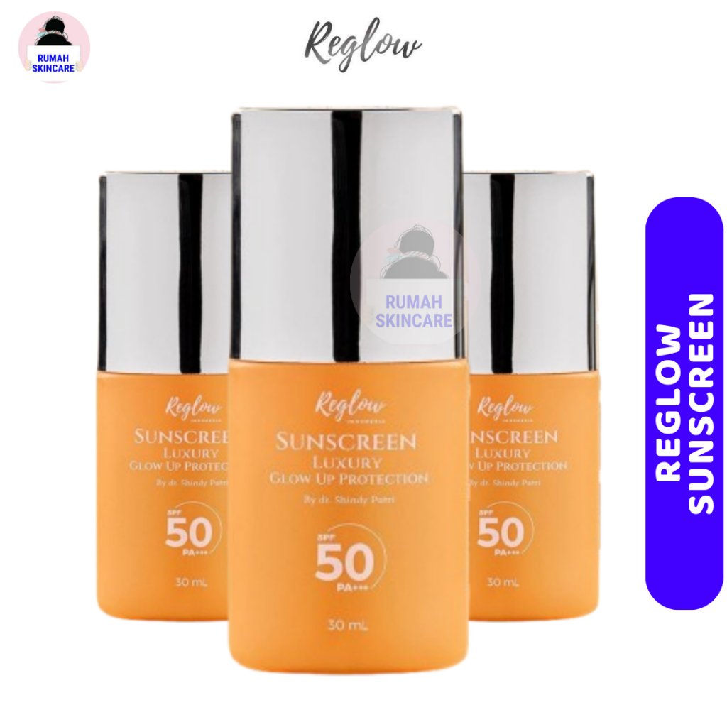 Jual Reglow Sunscreen Luxury Glow Up Protection SPF 50 PA+++ dr Shindy ...