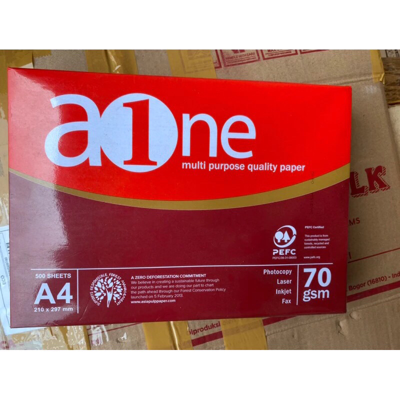 Jual KERTAS HVS A4 ( A ONE ) 1 PACKGE | Shopee Indonesia