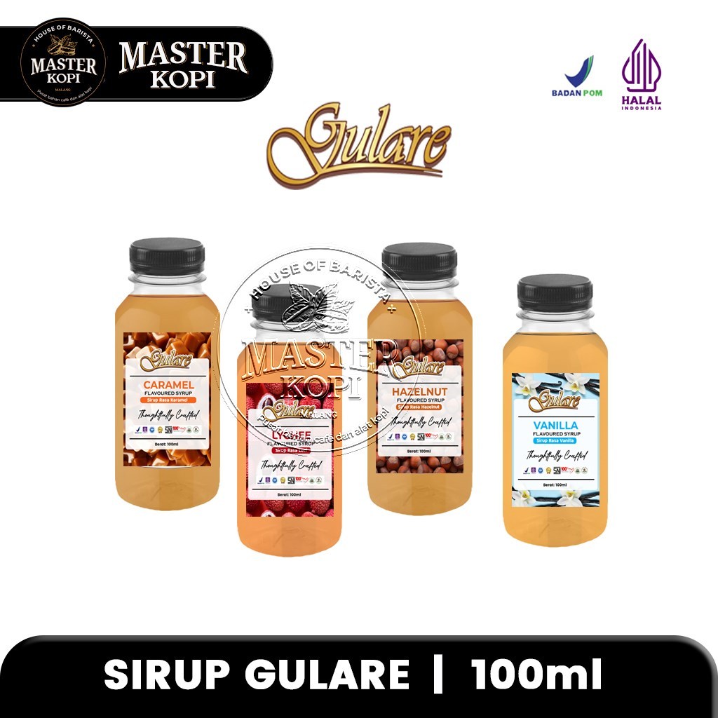 Jual Sirup Gulare Sample Syrup 100ml Repack All Varian | Shopee Indonesia