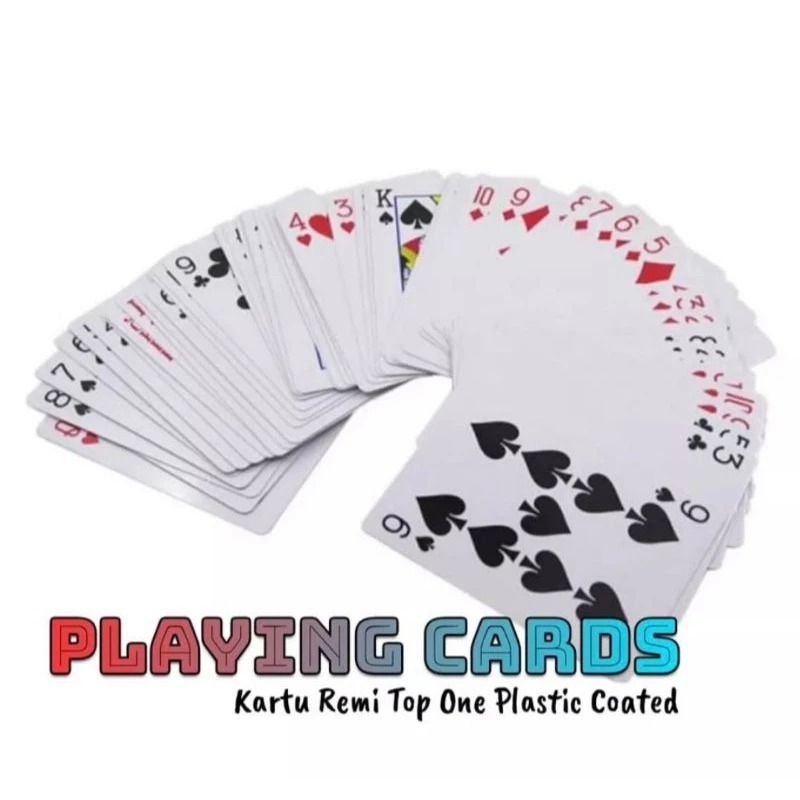 Jual KARTU REMI PLAYING CARDS TOP ONE | Shopee Indonesia