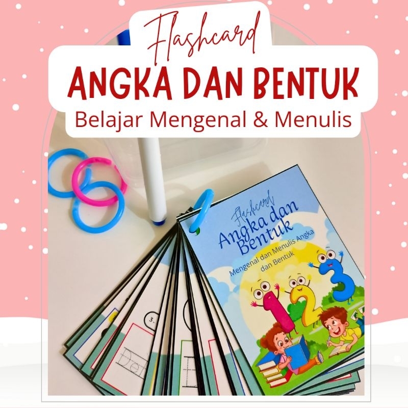 Jual FLASHCARD ANGKA DAN BENTUK | Shopee Indonesia