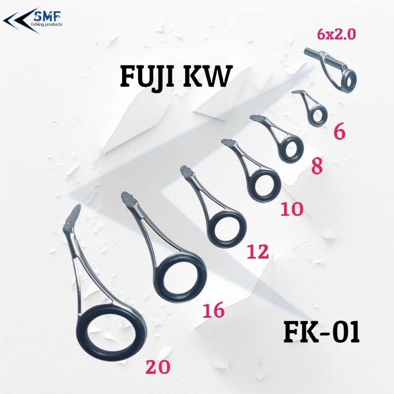 Jual Ring Guide Fuji KW isi 7 / buat custom joran | Shopee Indonesia