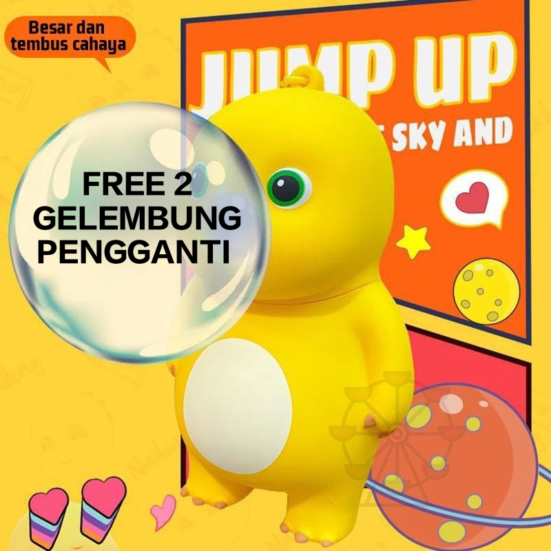Jual KEYCHAIN DINO KUNING GANTUNGAN KUNCI GELEMBUNG NAILONG BUBBLE FREE ...