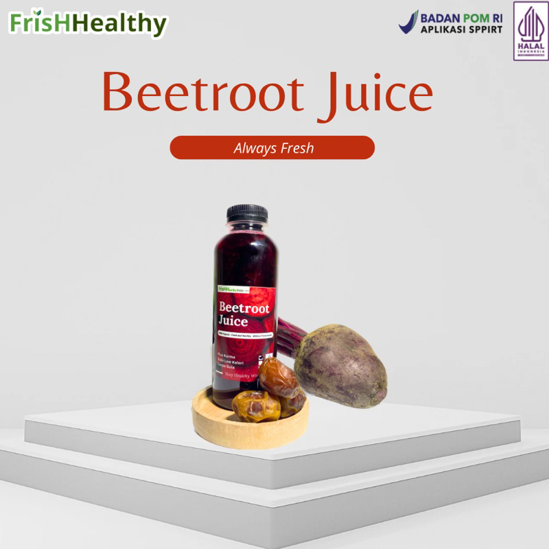 Jual JUS BUAH BIT FRESH - Buah Bit - Juice - Beetroot - Penambah Darah ...