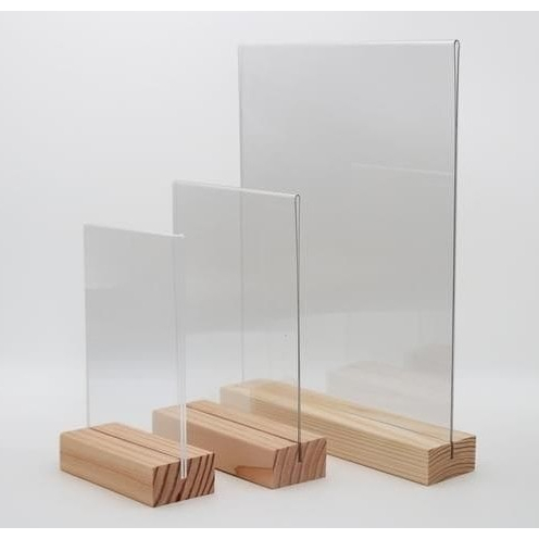 Jual Custom Papan Akrilik Standing Info Menu dan Informasi Lainnya ...