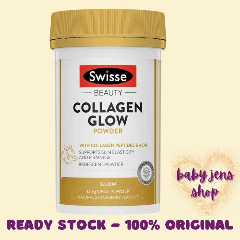 Jual Swisse Beauty Collagen Glow Powder 120G For Skin Elasticity ...