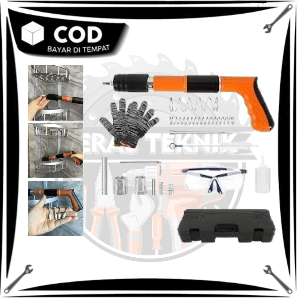 Jual Alat Paku Tembak Beton dan Besi Pistol Manual Paku Anging ...