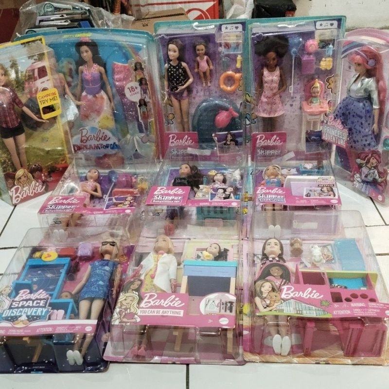 Jual barbie skipper, dreamtopia, princess | Shopee Indonesia