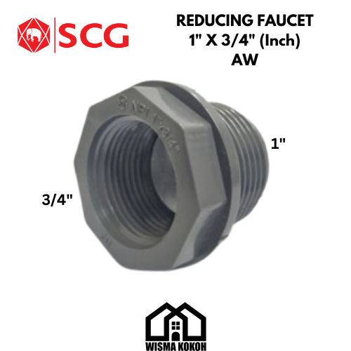 Jual SCG REDUCING FAUCET / VLOK RING PVC 1" X 3/4" AW | Shopee Indonesia