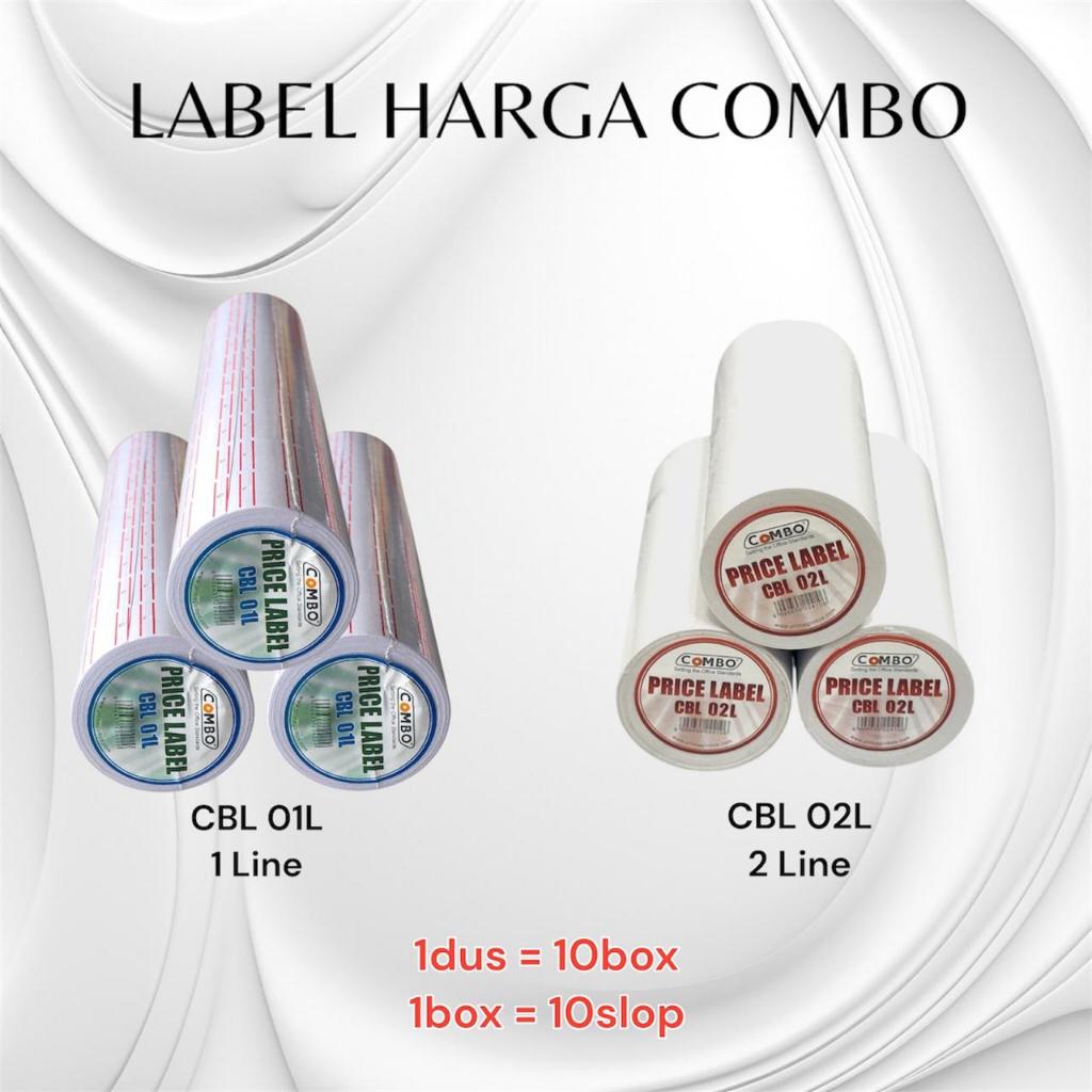 Jual Label Harga Combo 1 line Putih / Price Label Combo | Shopee Indonesia