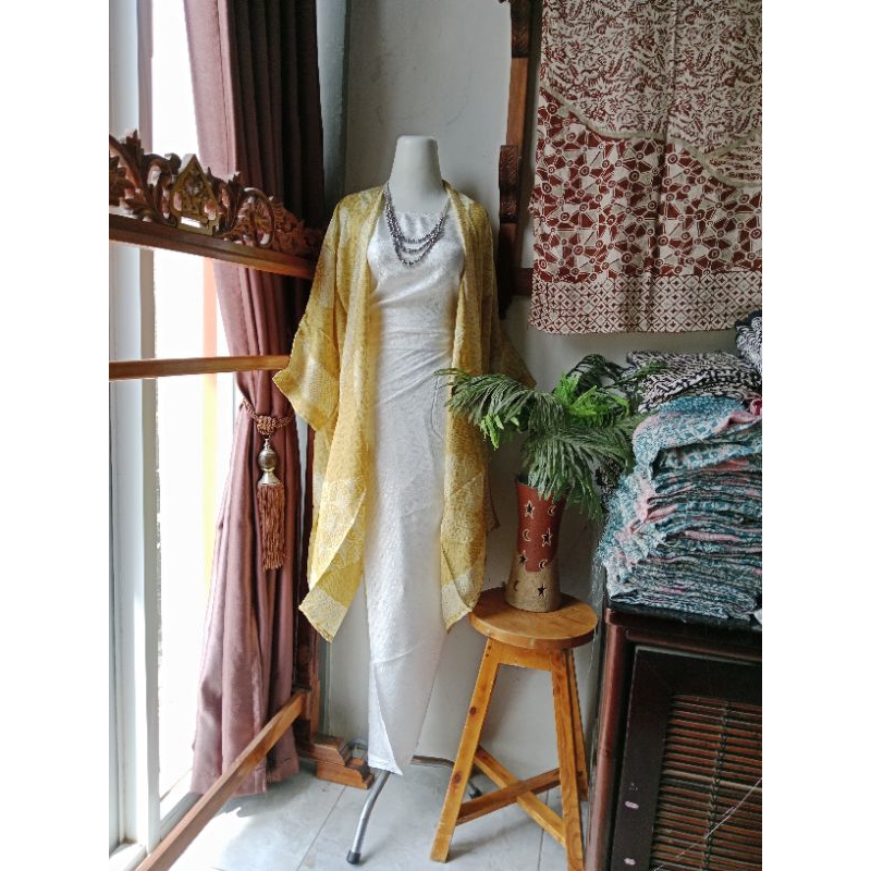 Jual LONG OUTER BATIK || Cardigan Wanita viscose motif by BSC etnik ...