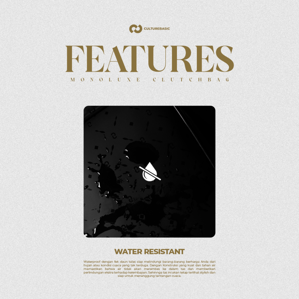 Jual SUPER DEAL Culture Basic Monoluxe Clutch Bag Handbag Pria ...