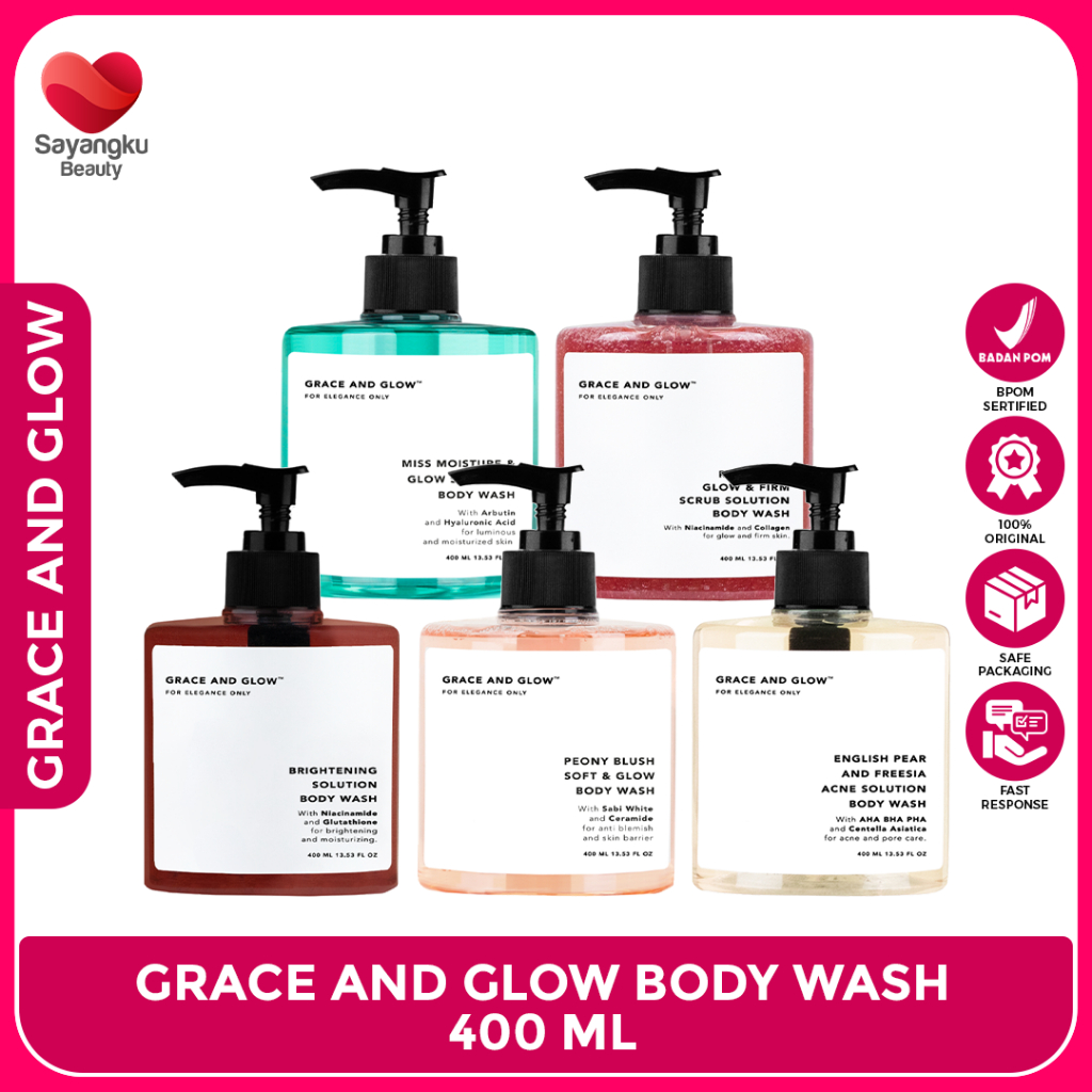 Jual GRACE AND GLOW Body Wash 400ml | Shopee Indonesia