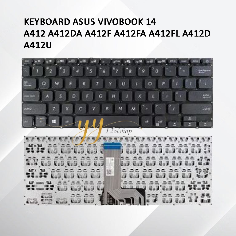 Jual KEYBOARD ASUS VIVOBOOK 14 A412 A412DA A412F A412D A412U | Shopee Indonesia