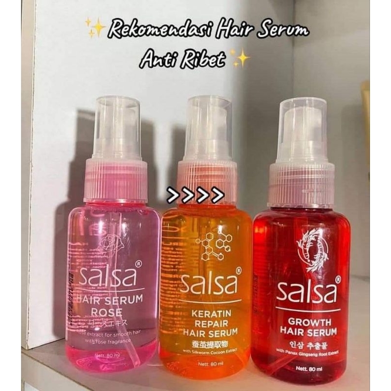 Jual SALSA Keratin Repair Hair Serum 80g | Shopee Indonesia