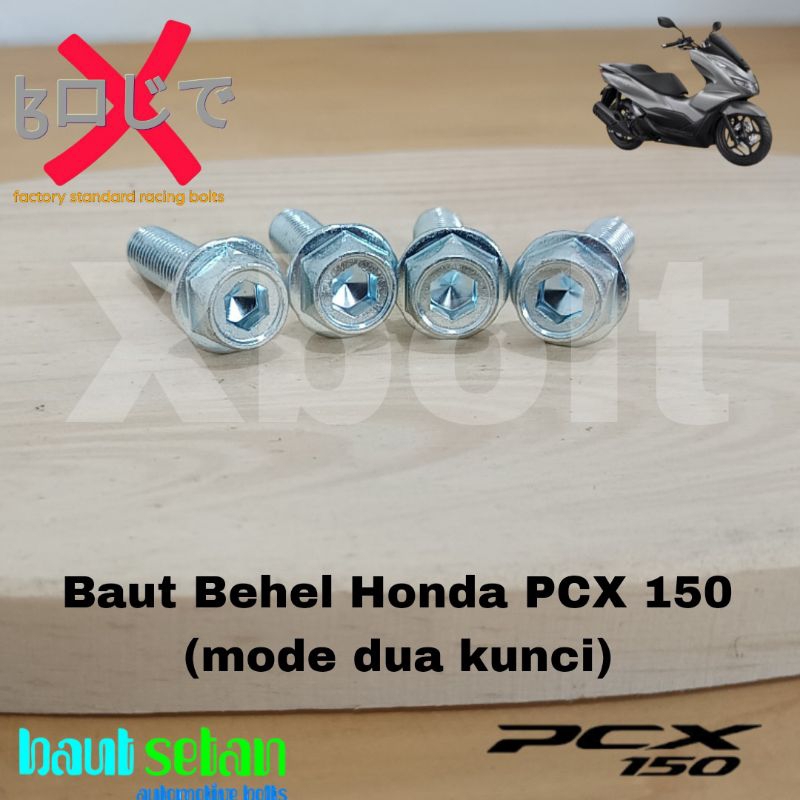 Jual Baut Behel Honda PCX 150 (mode dua kunci) | Shopee Indonesia