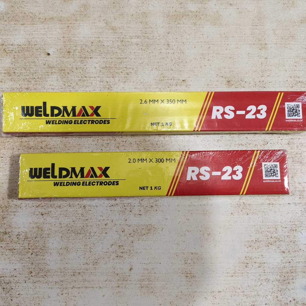 Jual KAWAT LAS WELDMAX WELDING ELECTRODES RS-23 (2 MM x 300 MM) (2.6 MM x 350 MM) | Shopee Indonesia