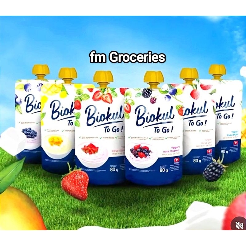 Jual Biokul yogurt 80 gram | Biokul yogurt to go | Shopee Indonesia